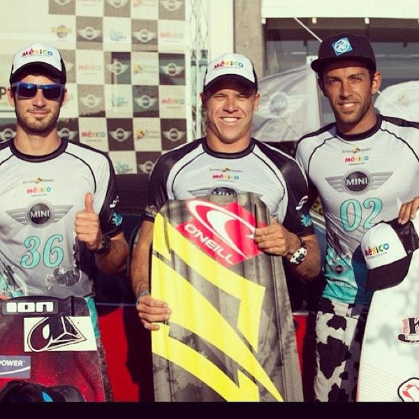 Kevin Langeree schools the competition at the MINI Kiteboard World Cup